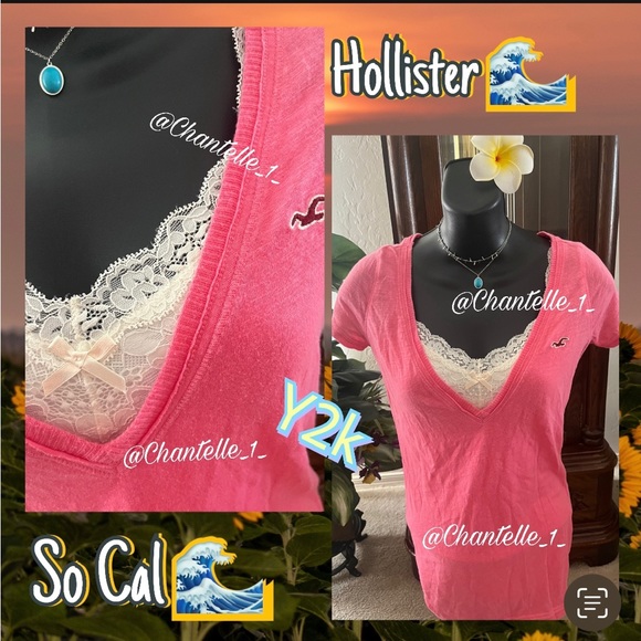 Hollister | Tops | Y2k Hollister So Cal V Neckline Short Sleeves | Poshmark